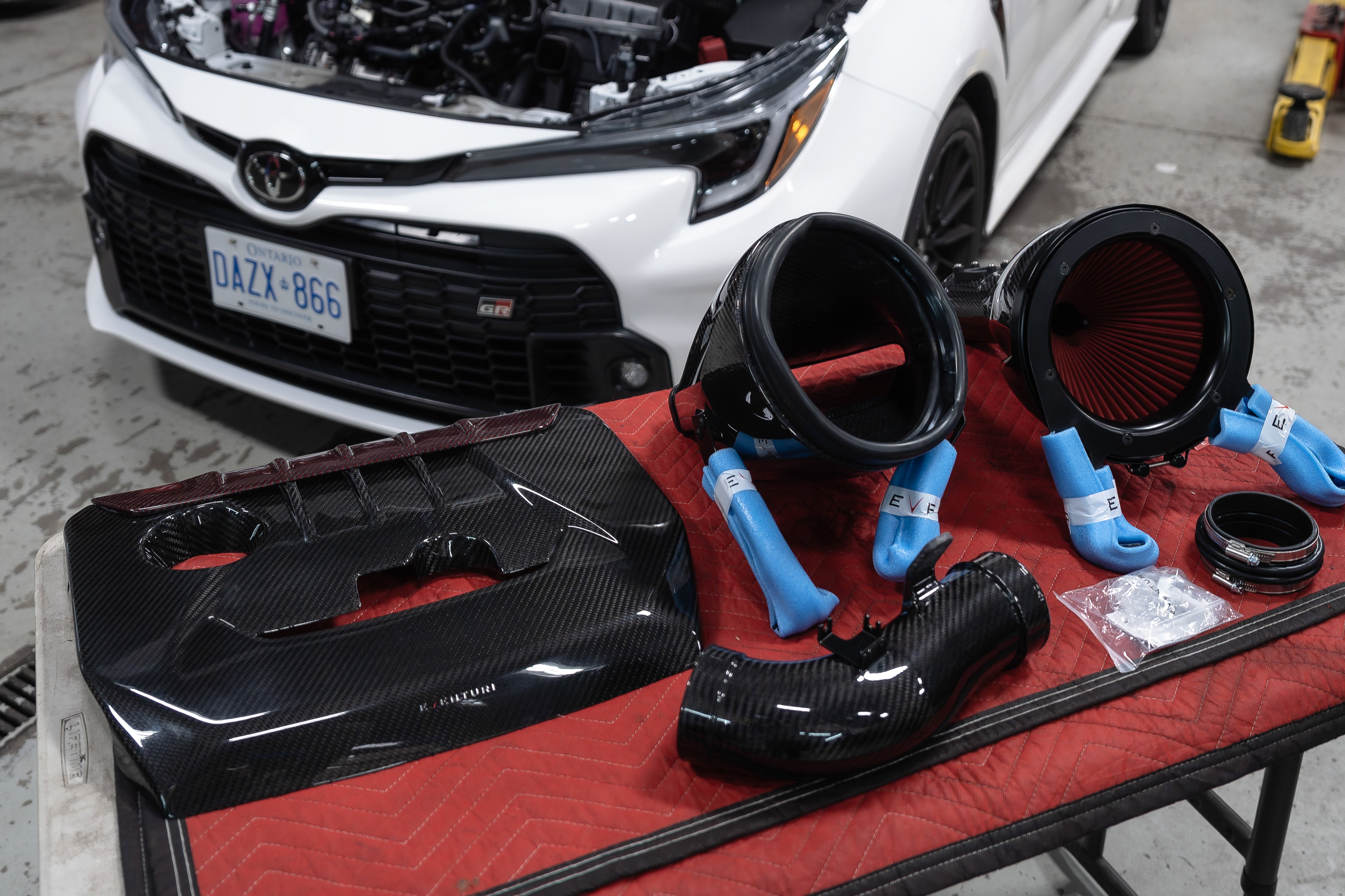 Eventuri Carbon Intake System + Carbon Engine Cover - GR Corolla | T1 ...