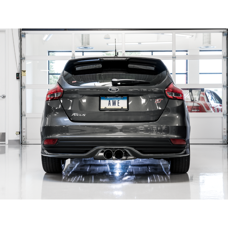 AWE Tuning Ford Focus ST Touring Edition Cat-back Exhaust - Resonated ...