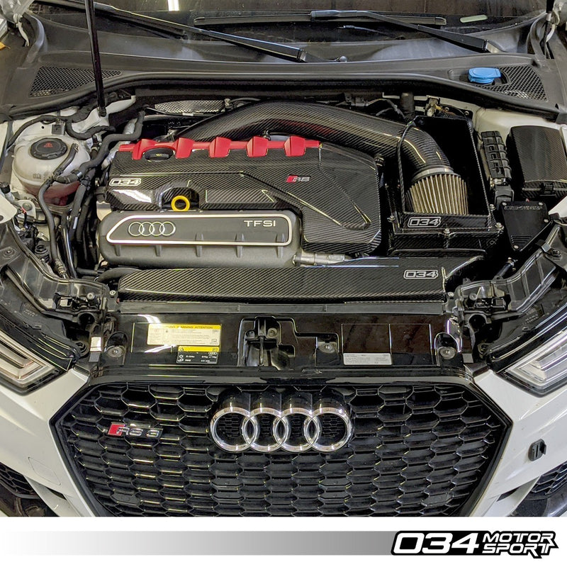 034 Motorsport Carbon Fiber Engine Cover, Audi RS3 & 8S Audi TTRS | T1 ...