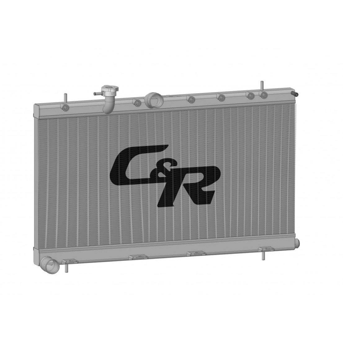 PWR Radiator - Subaru WRX/STI 2002-2007 Radiator for OEM fans